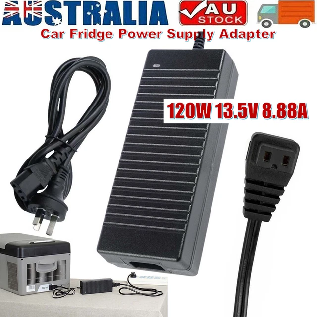 PORTABLE 120W CAR Fridge Power Supply Mains Adapter 13.5V For Camping ...