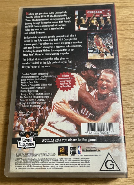 CHICAGO BULLS 1996-97 NBA Championship Season VHS Video Cassette Tape ...