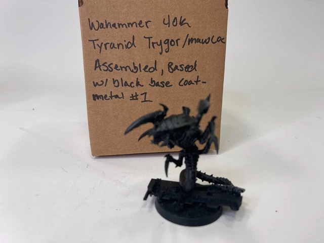 WARHAMMER 40K TYRANID Trygon - Mawloc Assembled - Black Base Coat ...