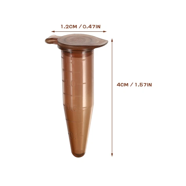 2 COUNT TUBE Sample Test Conical Centrifuge Tubes Microcentrifuge £41. ...