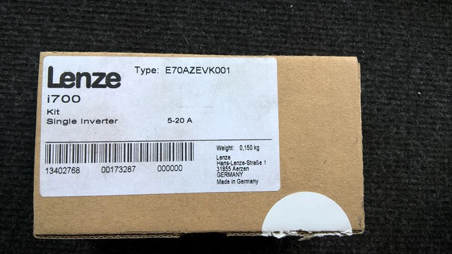 LENZE E70AZEVK001 I700 SINGLE INVERTER KIT!!! 5-20A [All] £24.88 ...