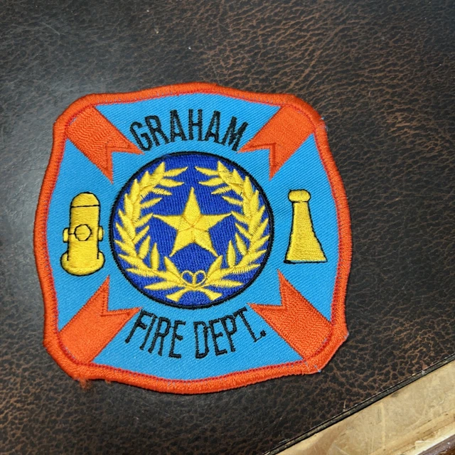 VINTAGE / OBSOLETE Texas Fire Department Patch Graham $9.99 - PicClick