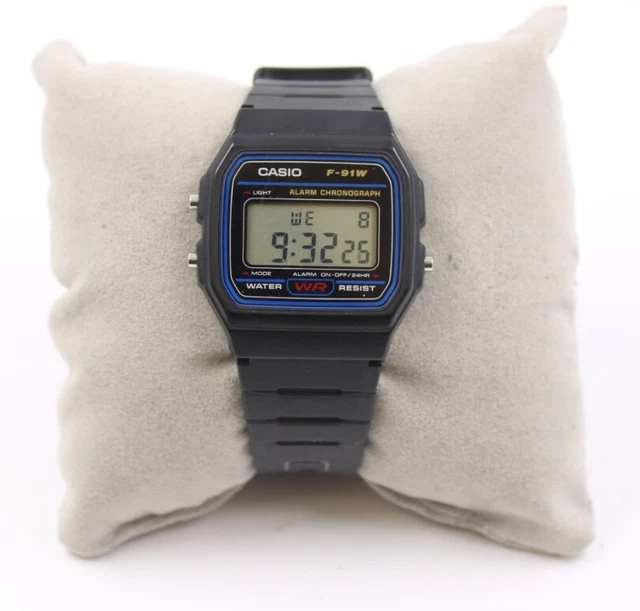 CASIO F-91W RETRO Alarm Chronograph Digital Quartz Wristwatch - W26 £9. ...