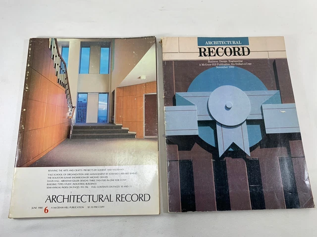 ARCHITECTURAL RECORD MAGAZINE Nov 82 Religious Buildings - 80 ...