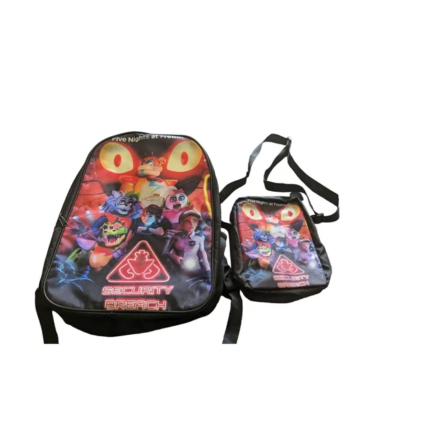 FNAF FIVE NIGHTS at Freddy’s RARE Security Breach Edition Backpack ...