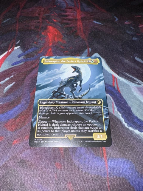 INDORAPTOR, THE PERFECT Hybrid Universes Beyond: Jurassic World ...