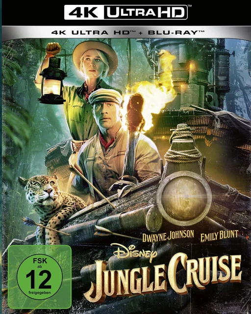 JUNGLE CRUISE (4K Ultra-HD) (+ Blu-ray 2D) (4K UHD Blu-ray) Johnson ...
