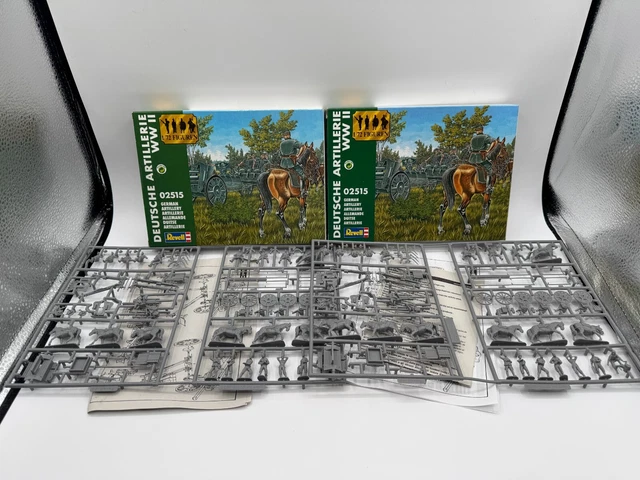 1:72 REVELL 02515 2x WWII Deutsche Artillerie Figuren EUR 16,50 ...