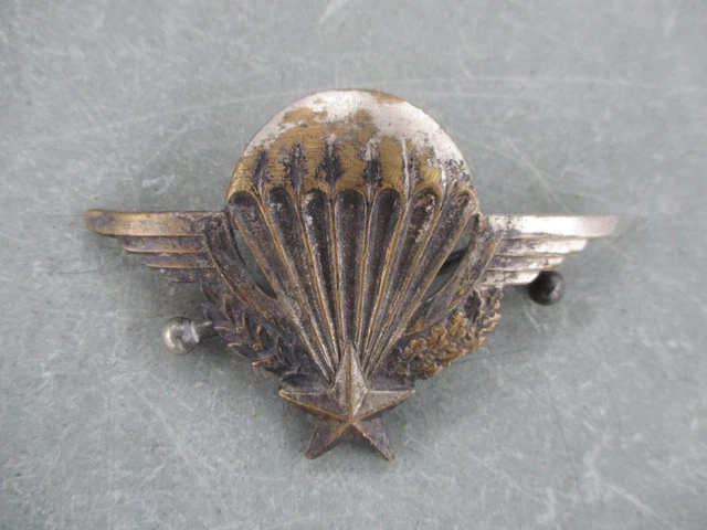 RARE INSIGNE MILITAIRE brevet de parachutiste numéroté 495*** Guerre ...