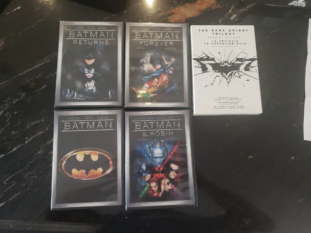 LOT 5 X BATMAN DVD Movie Lot Including The Dark Knight Triology $19.99 ...
