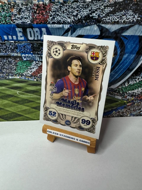 TOPPS MATCH ATTAX 2025/26 2026 Lionel Messi Barcelona Magic Memories ...