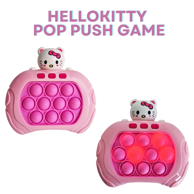 HELLO KITTY POP Push it Game Controller Sensory Fidget Toy Battery ...