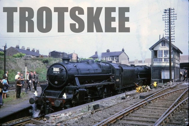 35MM SLIDE BR British Railways Steam Loco 44874 Class 5MT Rose Grove ...