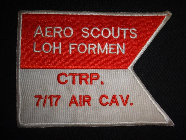 GUERRE DU VIETNAM Patch Aero Scouts Loh pour Hommes C Troupe 7th Carré ...