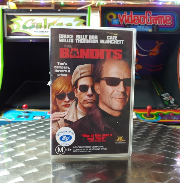 BANDITS - BRUCE Willis - VHS Movie Video Tape - Big Box Ex Rental $5.94 - PicClick AU