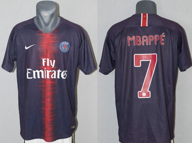 PSG PARIS SAINT-GERMAIN Mbappe Jersey 2018/2019 Football Soccer Men ...
