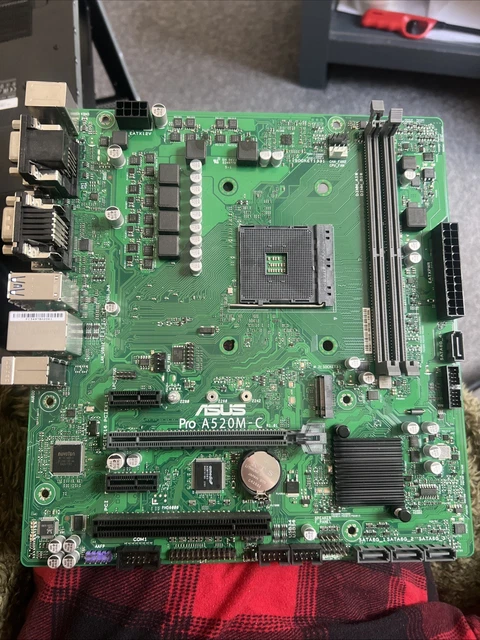 ASUS PRO A520M-C II/CSM AMD A520 Socket AM4 micro ATX £21.52 - PicClick UK