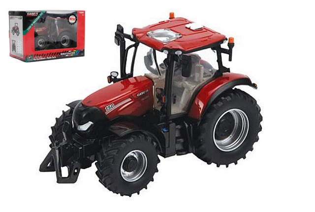 MODELLINO TRATTORE MEZZI agricoli Britains CASE MAXXUM 150 TRACTOR 1:32 ...