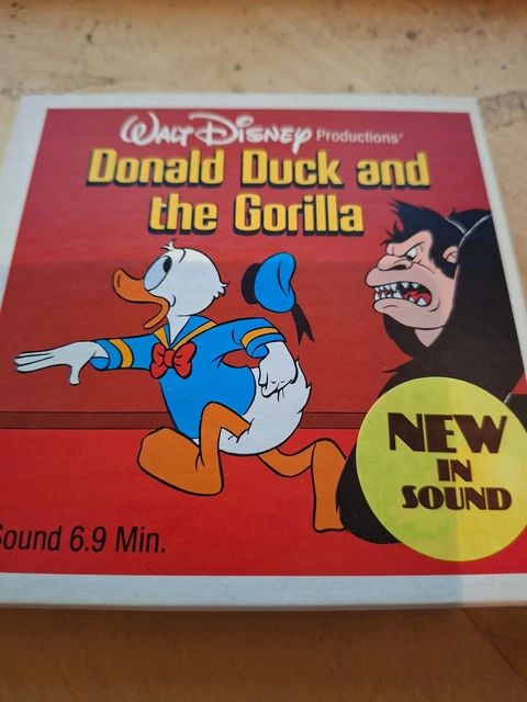 DONALD DUCK AND The Gorilla 1944 Disney Super 8 Colour Sound 200Ft 8Mm ...