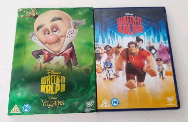 WRECK IT RALPH Villains Dvd Slip Cover Cardboard Sleeve Disney King ...