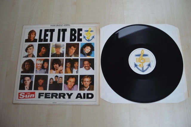 FERRY AID , Let It Be ,The SUN/CBS,UK 1987, 2Track- 12`Single EUR 7,90 - PicClick DE