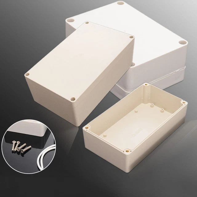 WATERPROOF ABS PLASTIC Electronics Project BOX Enclosure Hobby ...