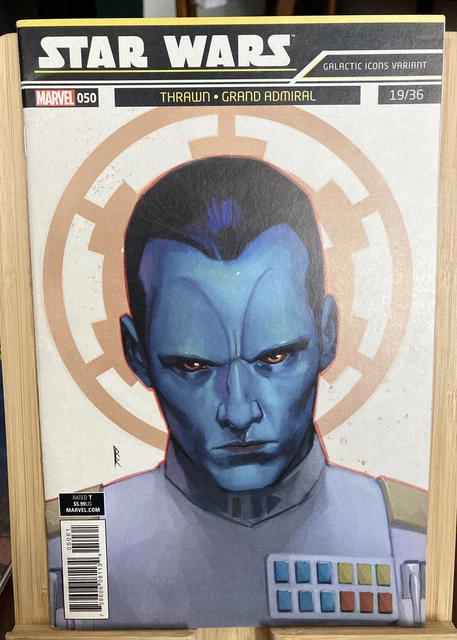 MARVEL COMICS STAR Wars #50 Galactic Icons Variant Cover Grand Admiral ...