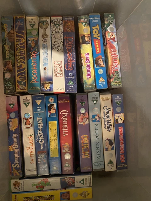 VHS TAPES. LOADS Of DISNEY PLUS OTHERS bundle Of 70) £19.99 - PicClick UK