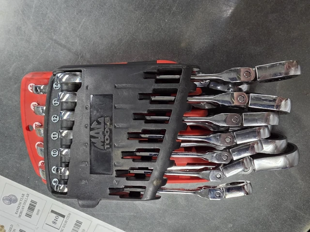 MAC TOOLS . RWF-PTA 12-Pc SAE Flexible-Head Ratcheting Wrench Set $318. ...