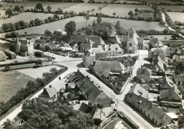 CARTE SAINT QUENTIN LES ANGES Vue générale aérienne EUR 3,45 - PicClick FR