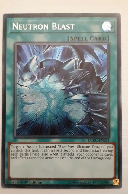 YU-GI-OH! - NEUTRON Blast - LCKC-EN041 - Secret Rare 1st Edition NM ...
