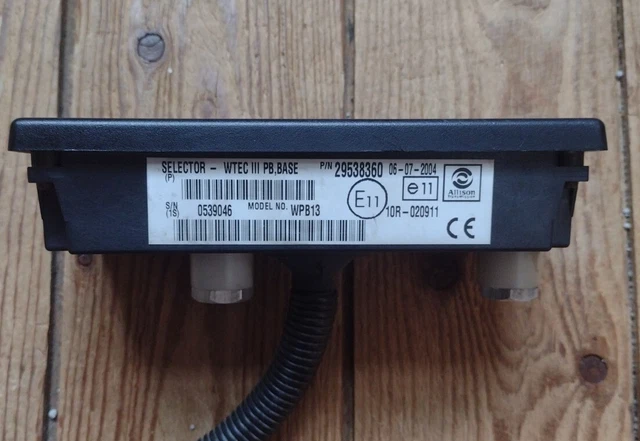 ALLISON PUSH BUTTON Shift Pad Transmission Selector Wtec-3 $336.65 - PicClick CA
