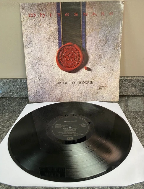 VINYL LP WHITESNAKE Slip Of The Tongue Album Uk 1St Press 1989 Emd 1013 ...