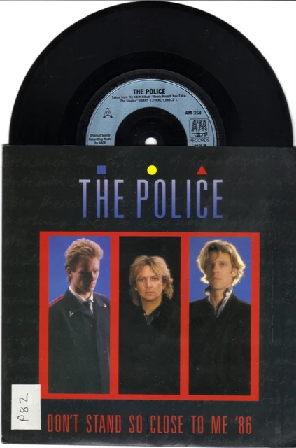 POLICE - DON'T STAND SO CLOSE TO ME '86 b/w (LIVE) 7" SINGLE PIC SLEEVE ...
