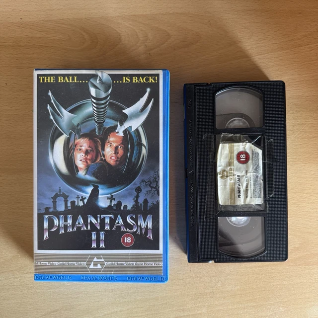 PHANTASM 2 VHS Video Horror Film Ex Rental Big Box 1989 Cert 18 £27.99 - PicClick UK