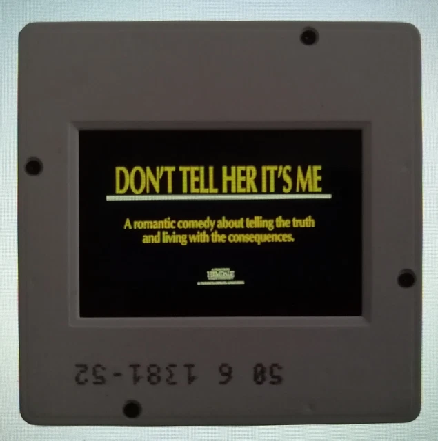 DON'T TELL HER IT'S ME (1990) Original Cinema Promotional 35mm Slide ...