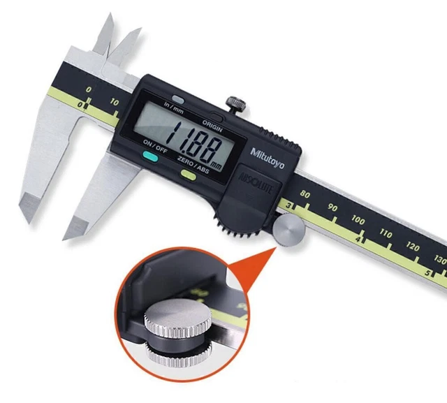 ABSOLUTE DIGITAL DIGIMATIC Vernier Caliper For Mitutoyo Japan500-196-30 ...