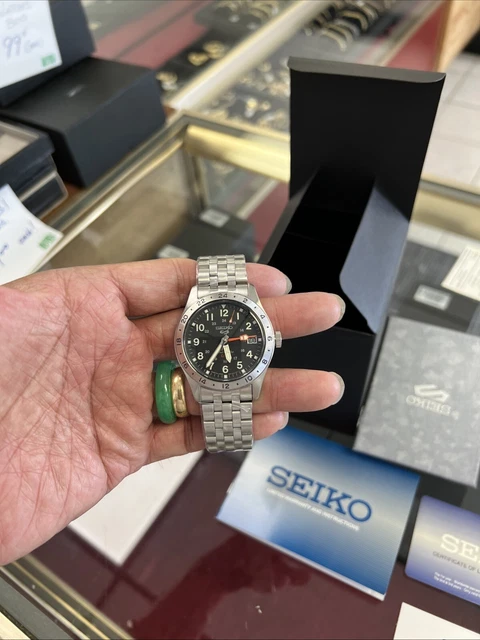 SEIKO 5 SPORTS Mens Field Deploy Automatic GMT Watch SSK023K1(good Luck ...