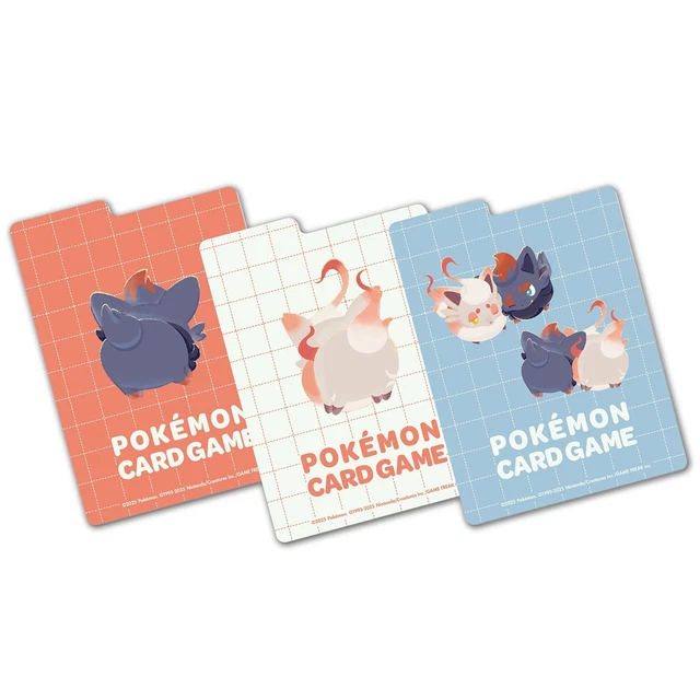 POKEMON CENTER ORIGINAL Double Deck Case Zorua & Hisuian Zorua JAPON ...