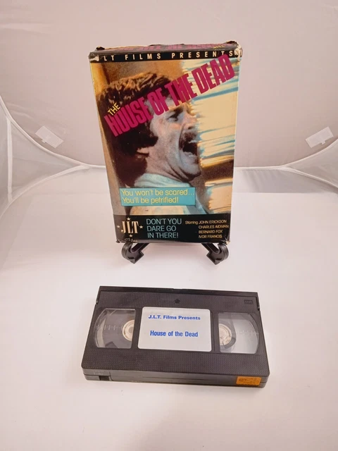 HOUSE OF THE Dead VHS Clamshell JLT Gore Rare Horror Movie 1980/1983 ...