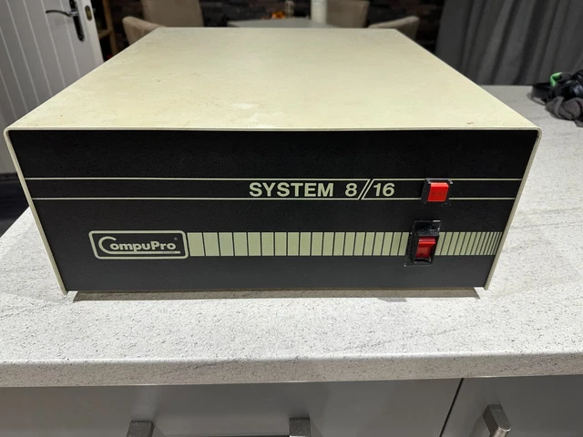 INFORMATICA VINTAGE - SISTEMA COMPUPRO 8/16 + schede S100 incluse, CPU ...