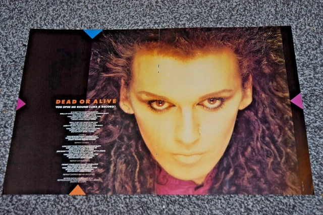 DEAD OR ALIVE band you spin me round large A3 ORIGINAL glossy rare ART ...