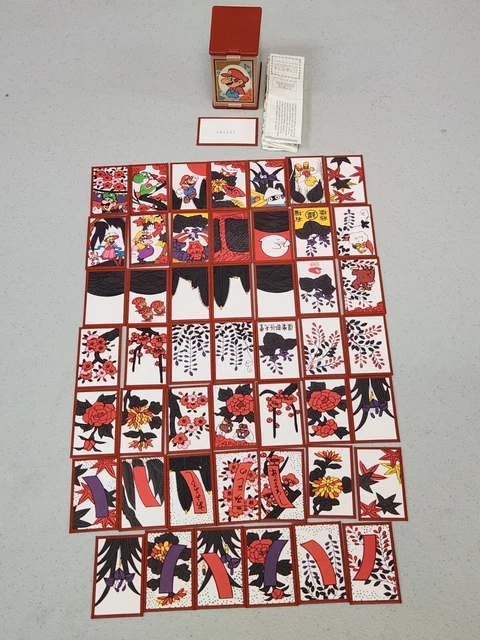 NINTENDO SUPER MARIO Bros Japanese Traditional Playing Cards Hanafuda ...