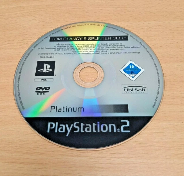 TOM CLANCY'S SPLINTER Cell Playstation 2 PS2 PAL UK DISC EUR 28,99 - PicClick FR