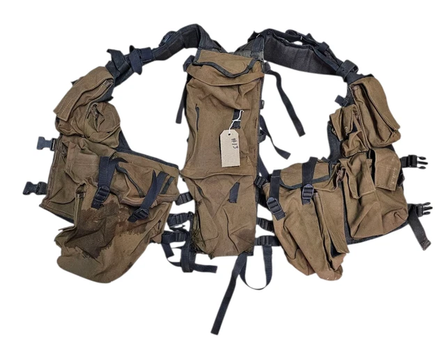GENUINE SADF SF South African Army M83 Nutria Brown Assault Vest ...