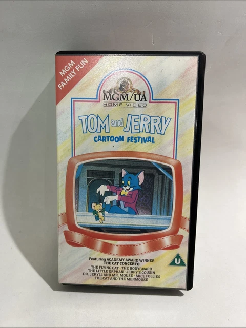 TOM & JERRY CARTOON FESTIVAL MGM PAL VHS VIDEO KIDS CHILDREN Vintage Cassette £4.88 - PicClick UK