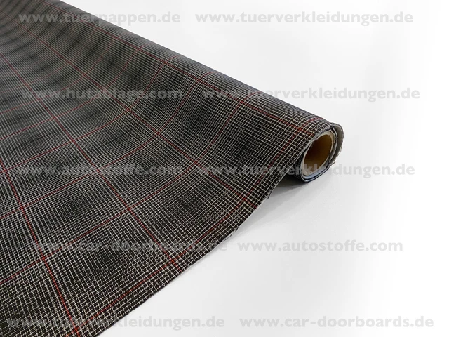 VW GOLF 8 + POLO 6 GTI Karo Stoff Fabric tissu tela tessuto Bezug ...