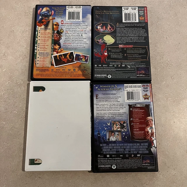 DISNEY DVD LOT Female Characters Ariel’s Beginning Lilo Vixey Mary ...