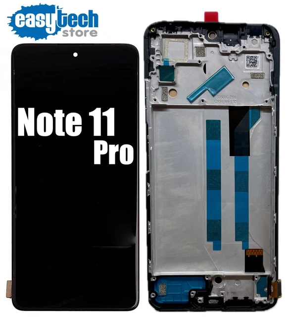 XIAOMI REDMI NOTE 11 Pro 2201116TG FRAME Touch Schermo TFT LCD Display ...