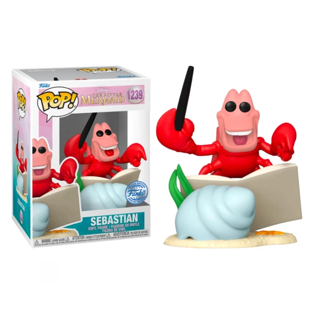 FUNKO POP SEBASTIEN (Sebastian) #1239 - Disney - The Little Mermaid ...